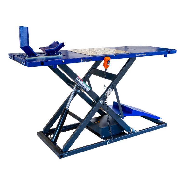 Table élévatrice moto professionnel 1000kg électrique Falco - AD Outillage